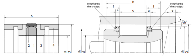 GD1000K Piston seals